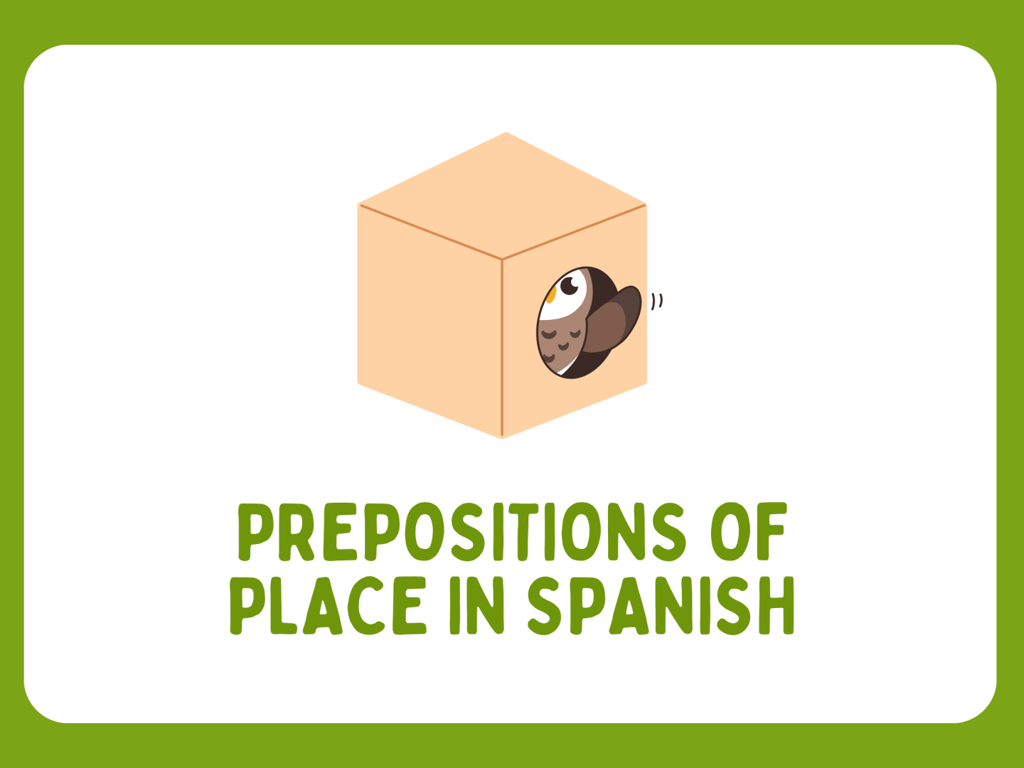 Spanish prepositions of place: uses, examples, and exercises ...